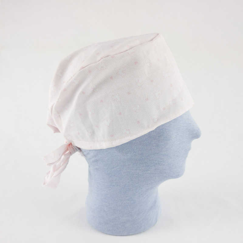 Cuffietta rosa nursery professionale – Sartoria Italiana Nives Cosebelle